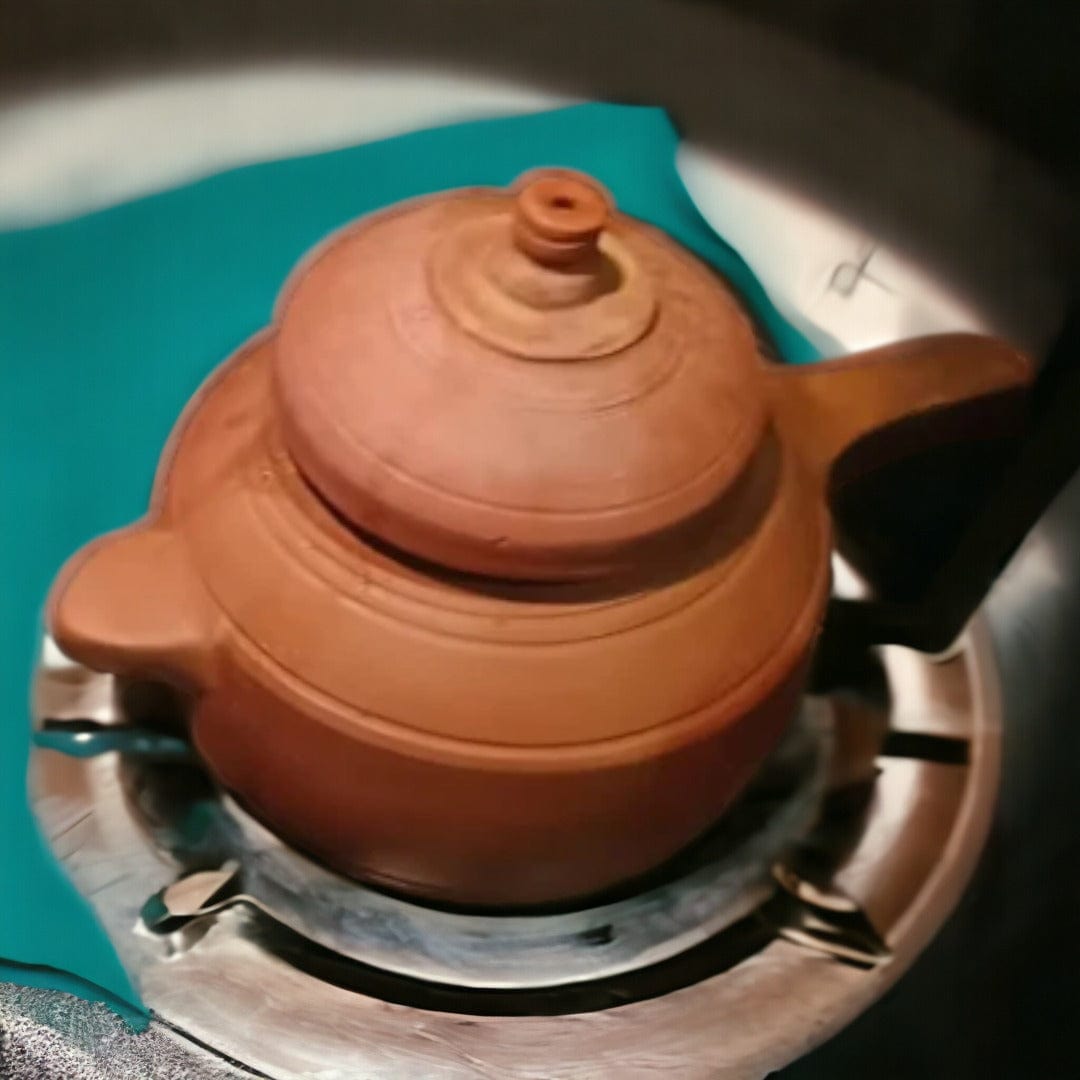 Buy Natural Clay Cooker – Tamas Handcrafted Terracotta Cooker (Brown)