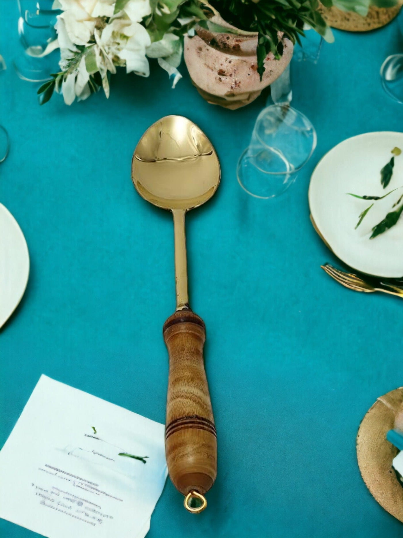 Tamas Brass Serving/Cooking Ladles – Tamas Pure Ayurveda