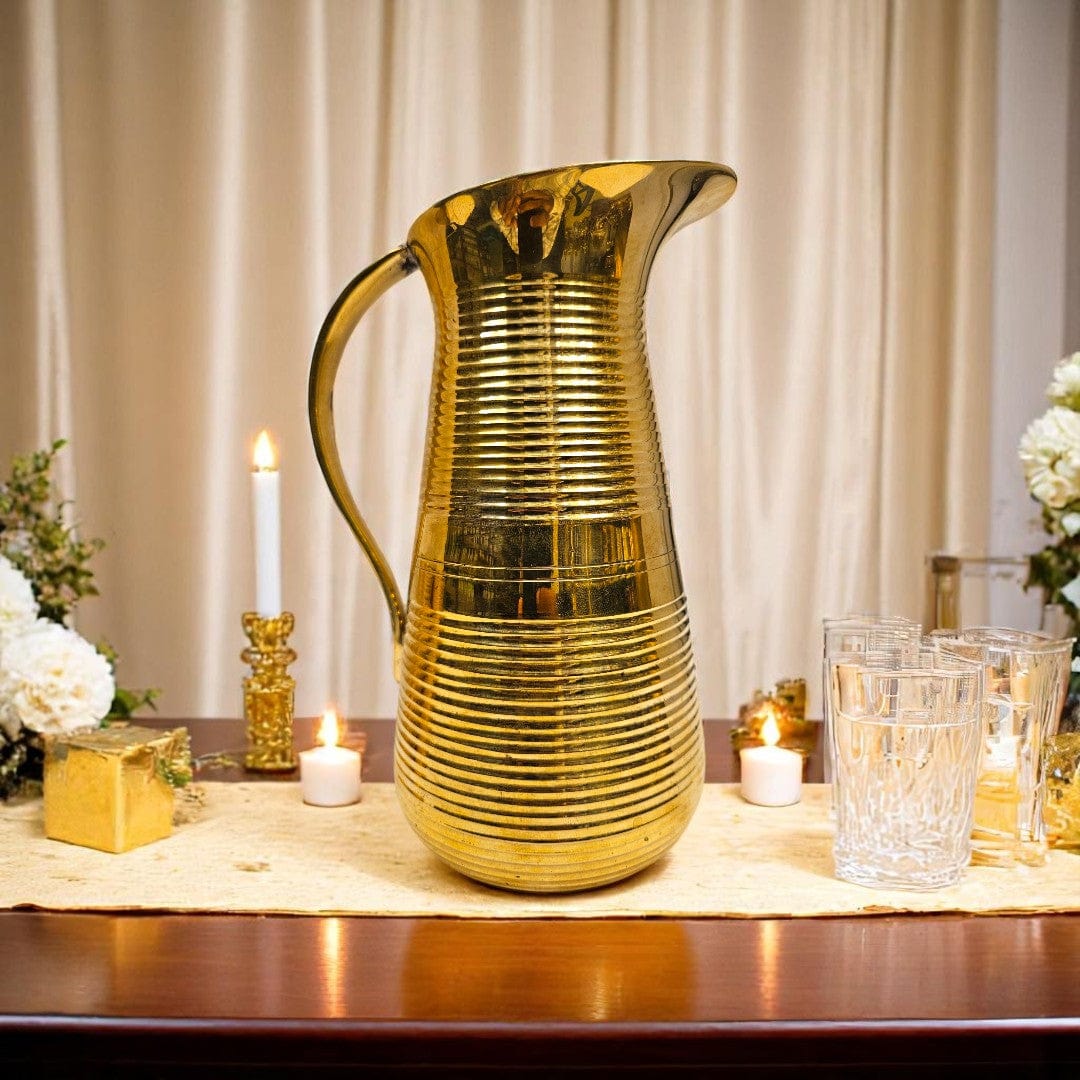 Buy Premium Brass Jug and Glass Set – Luxury Gifting Option by Tamas