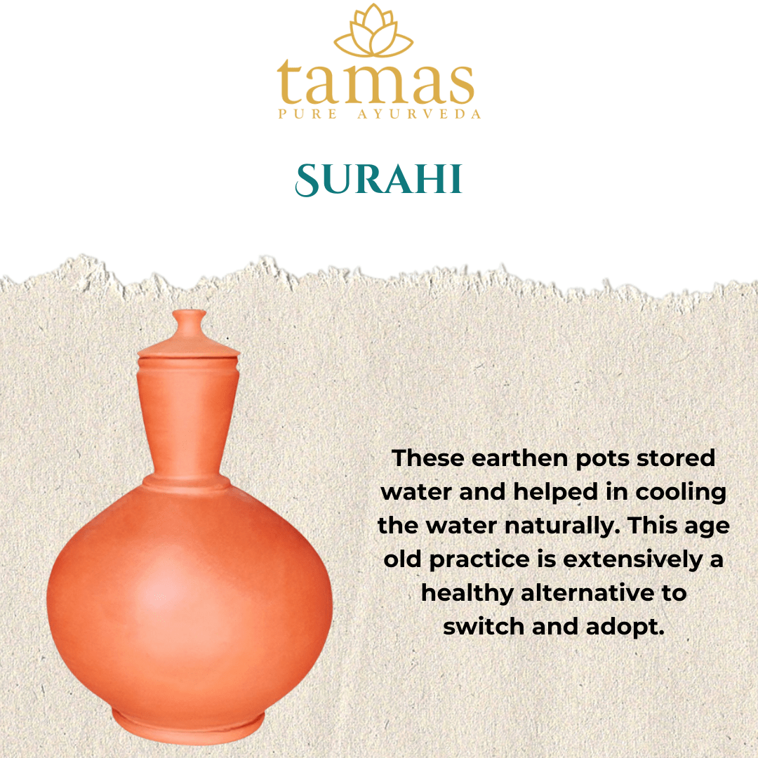 Handmade Clay Surahi with Lid (3L) | Eco-Friendly Earthen Water Pot